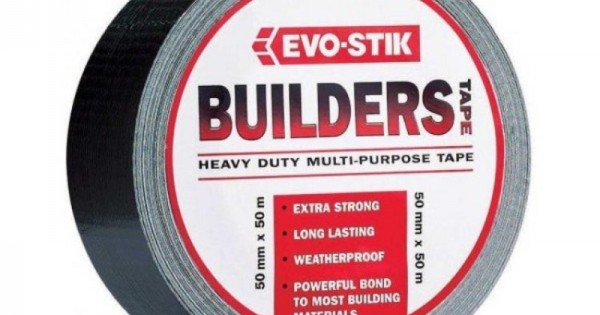 Evo-Stik 50mm x 50m Builders Tape Roll