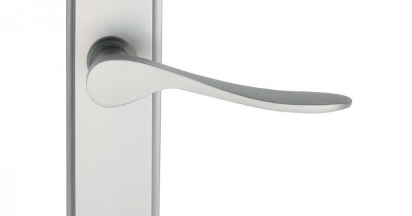 Dale Hardware - Calver Lever Handles On Backplate - SCP Finish - Lever ...