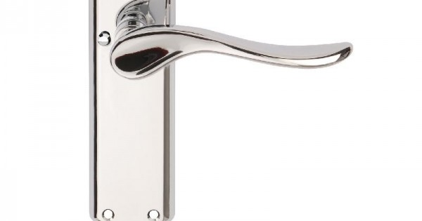 Dale Hardware - Sigma Lever Handles On Backplate - PCP Finish - Bathroom