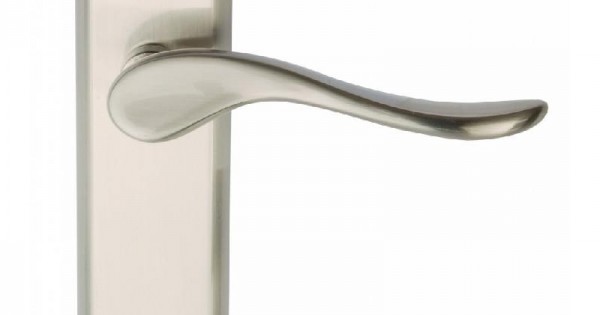 Dale Hardware - Sigma Lever Handles On Backplate - SNP Finish - Lever Latch