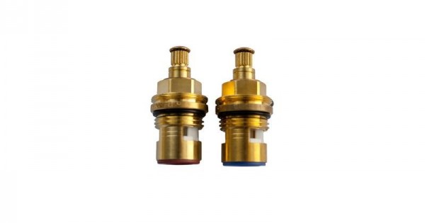 Oracstar Brass Threaded Tap Gland Pair - 10.5mm Spline